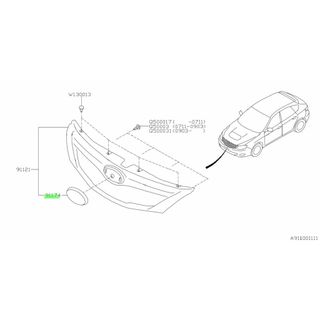 Subaru Front Emblem 93013SA032 Exiga Impreza WRX STI Legacy Outback ...
