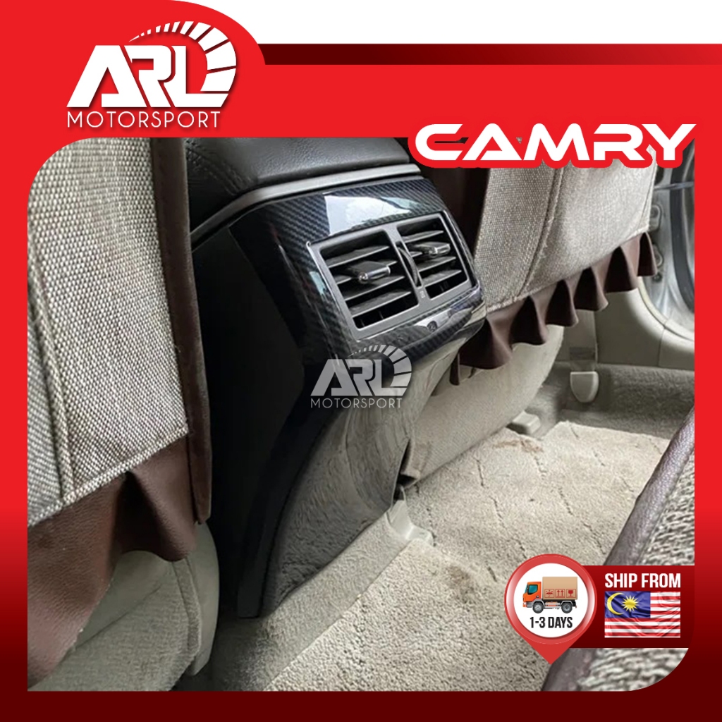 Toyota Camry XV40 ACV40 ACV41 ASV40 Rear Aircond Cover Carbon Fiber ...