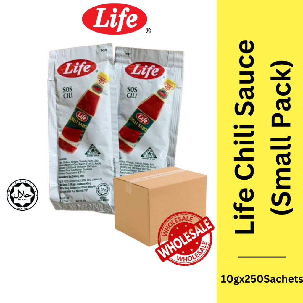 Life Chili Sauce 10gx250 Sachets KFC Chili Sauce Sos Chili KFC | Shopee ...