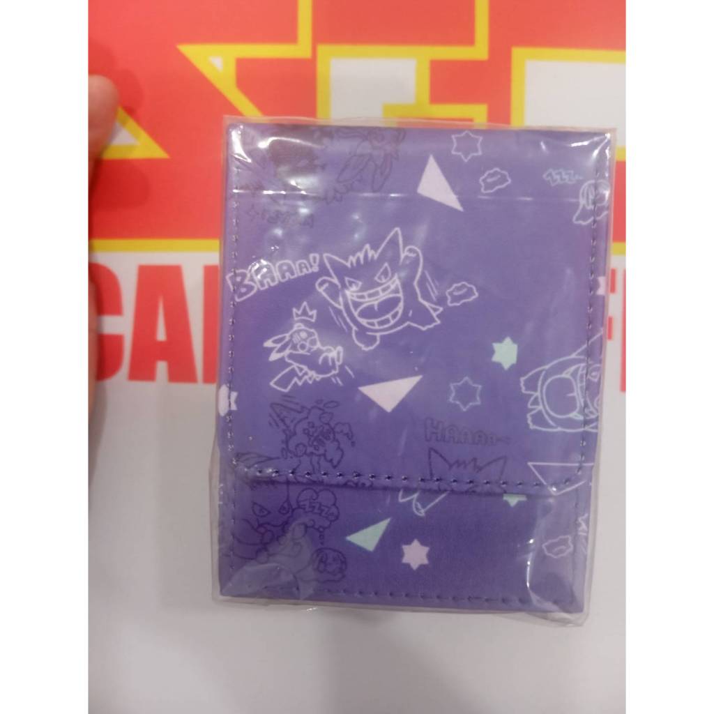 Pokemon Gengar Leather Deck Box 宝可梦耿鬼皮卡盒 (Anime Deck Box/ Deck Case ...