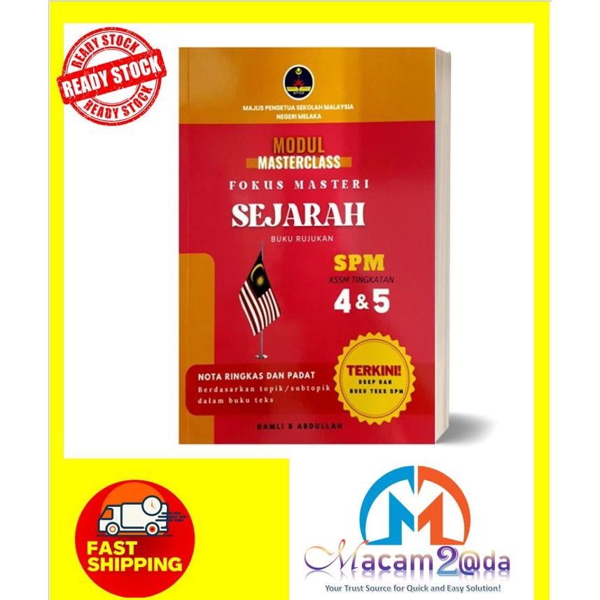 Masterclass Module Focus Masteri History Of SPM Reference Book 4&5 | Shopee Philippines