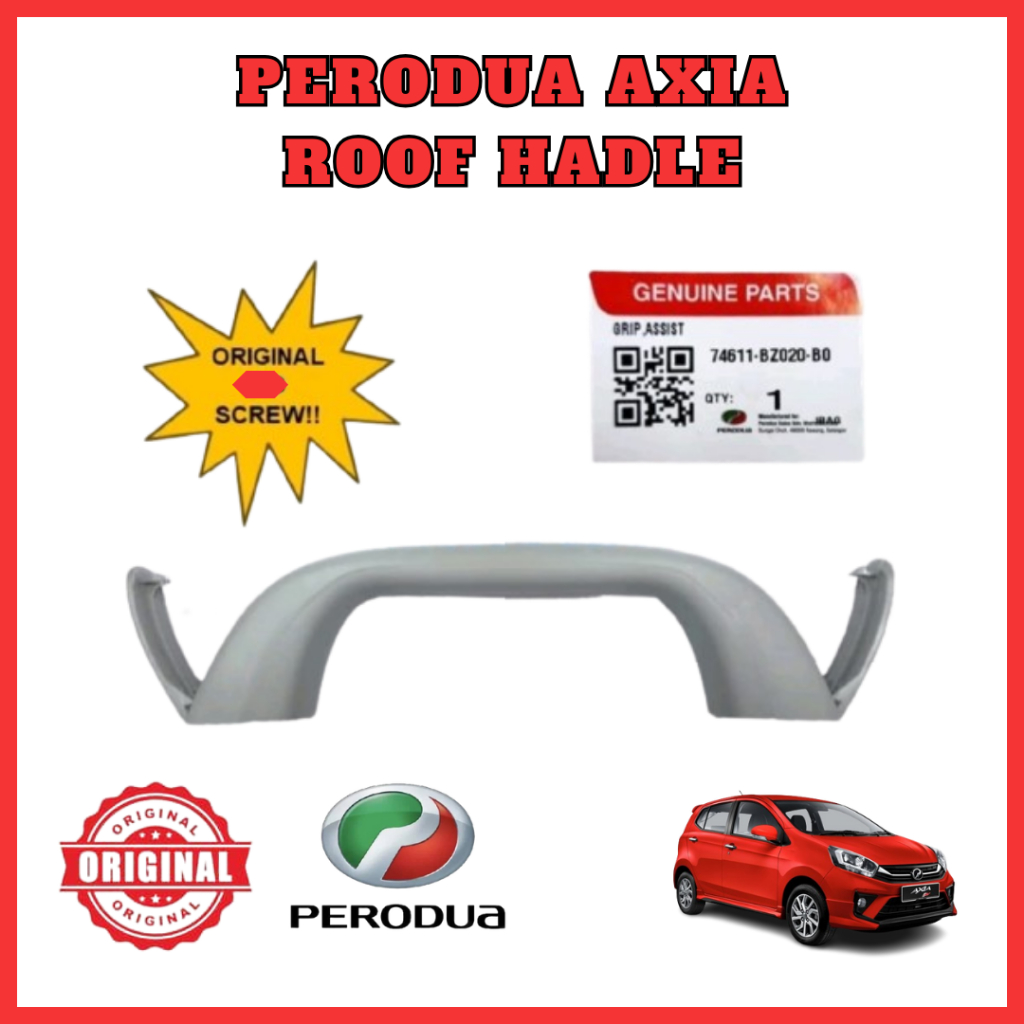 Perodua Axia Grip Assist /Axia Roof Handle / Pemegang Pintu (74611 ...