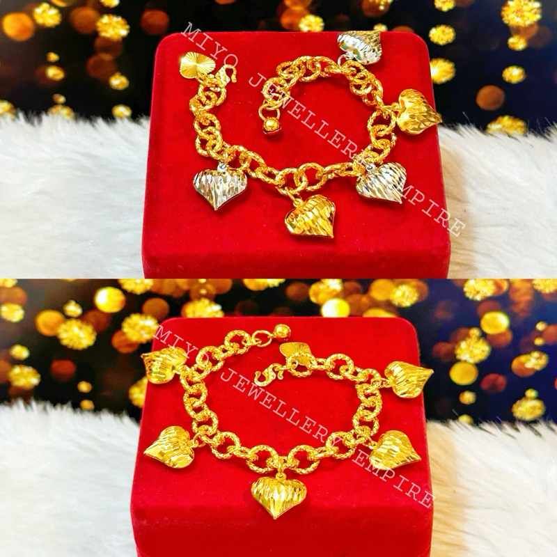 CUTE LOVE COP 916 HAND CHAIN (bangkok Gold 24k Korean Gold/) | Shopee ...