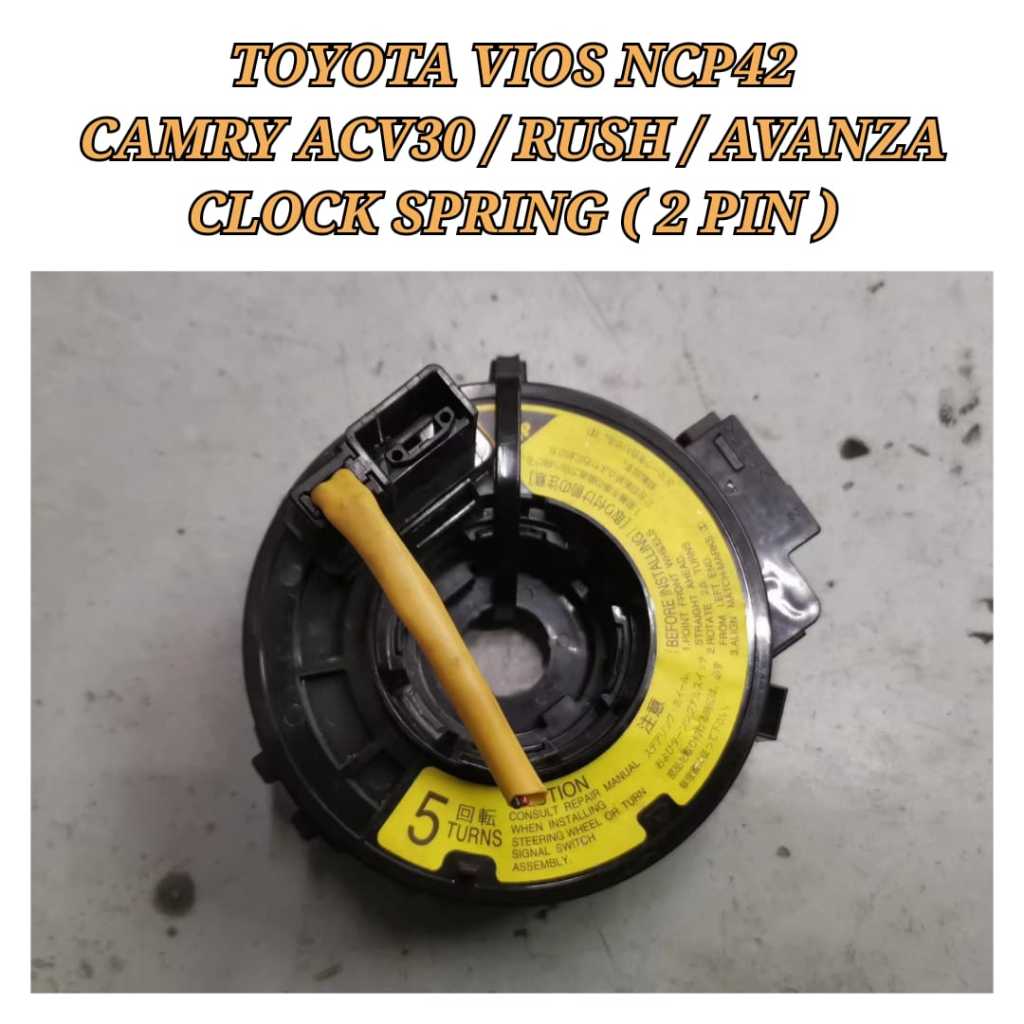 Air Bag / Clock Spring Steering Toyota Vios Camry Rush Avanza Air Bag ...