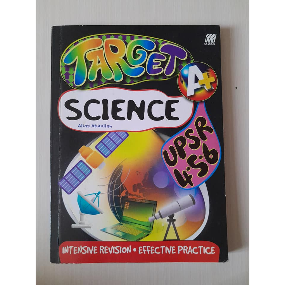 (Used) Buku Rujukan dan Aktiviti Target A+ Sains UPSR DLP ( English ...