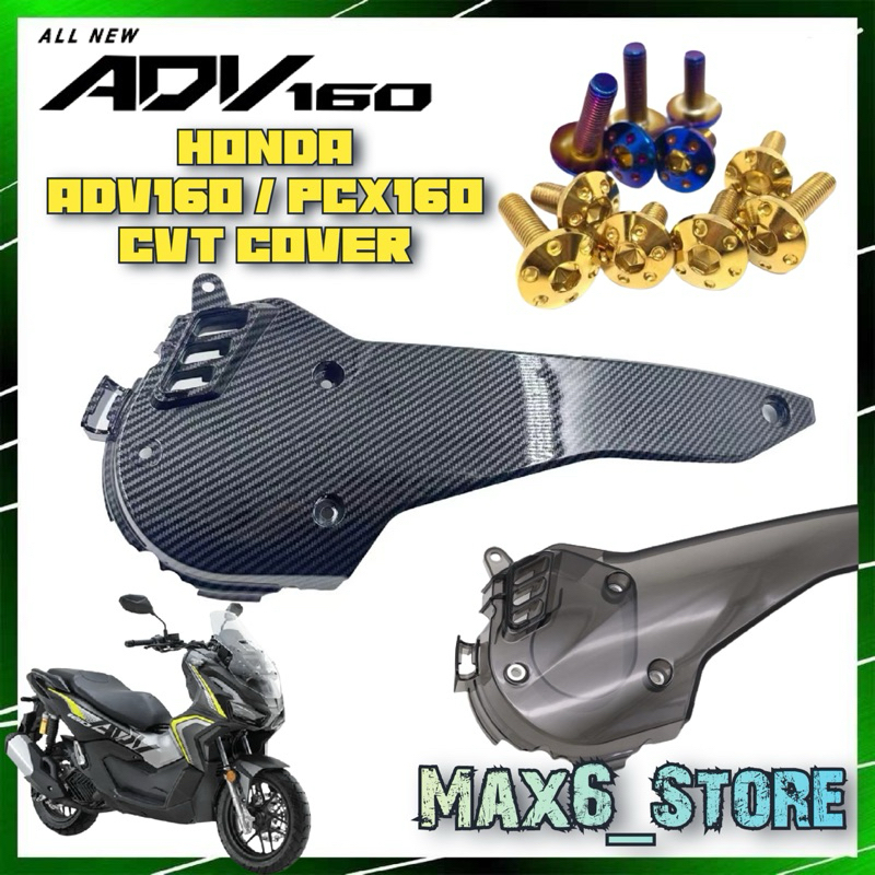 Honda ADV160 PCX160 Pully Cover CVT Engine Cover Decorative Air Intake ...