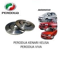 PERODUA KELISA KENARI VIVA (FRONT) Disc Rotor (2pcs) 1Set 1 Year ...
