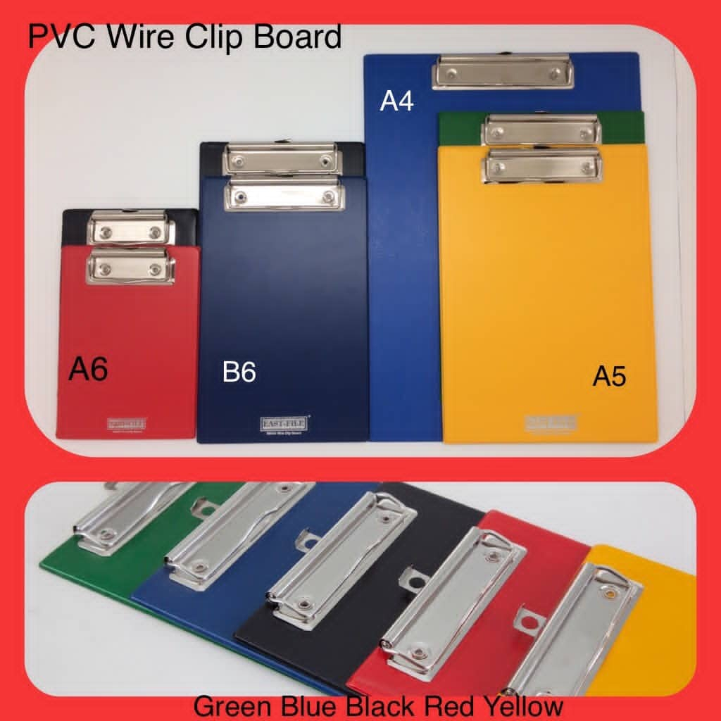 East File Wire Clipboard A4 / A5 / A6 | Shopee Philippines