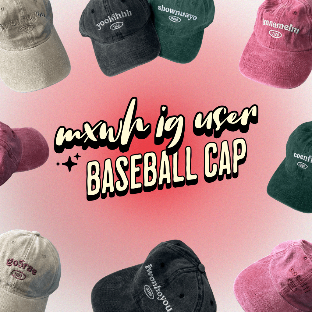 MONSTA X WONHO (MXWH) InstaCap: Your Signature Style Statement | Shopee ...