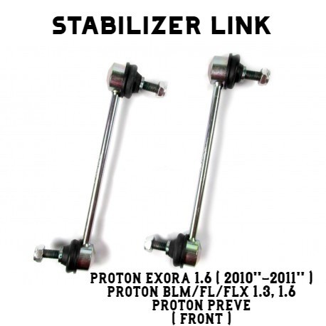 STABILIZER LINK ABSORBER LINK FRONT PROTON EXORA 1.6 SAGA BLM FL FLX ...