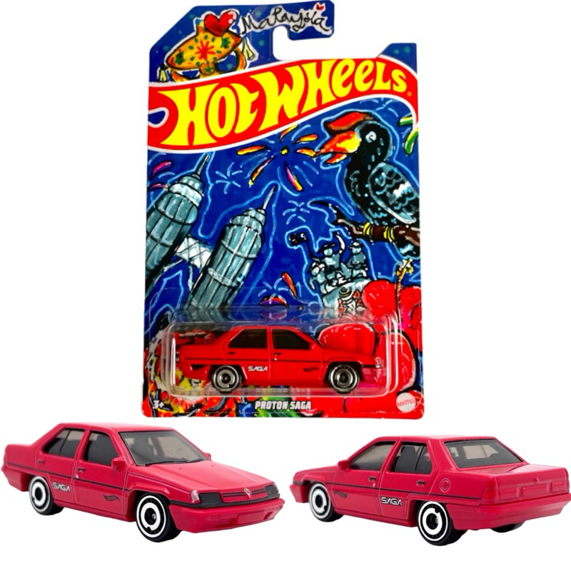 Hotwheels Special Edition 1985 Proton Saga (Saga Burung/ Saga Bebird ...