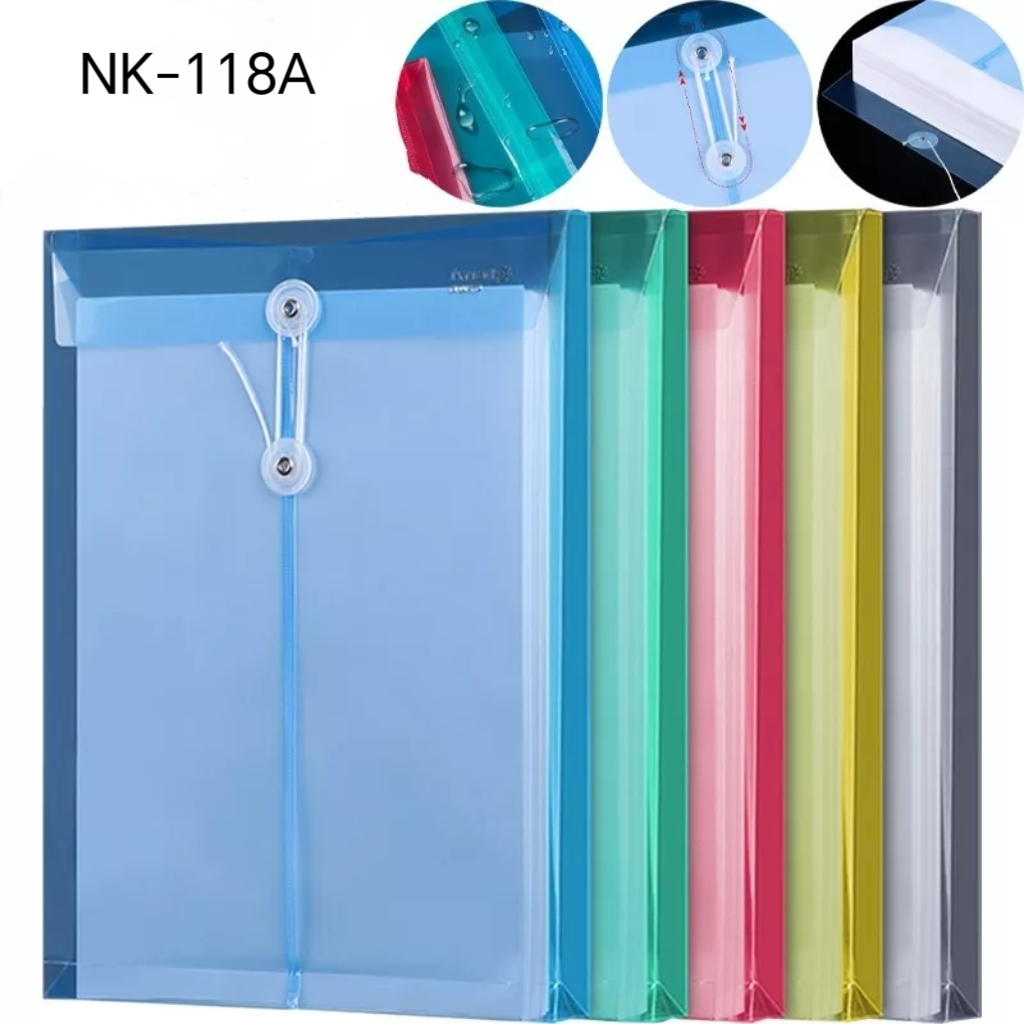 Nordic A4 String Document Folder Envelope File Paper Organizers School ...
