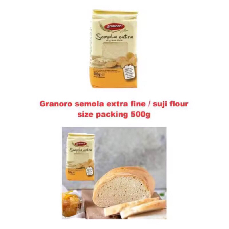 granoro semola extra fine 500g / suji flour Semolina Flour / 苏芝粉 ...