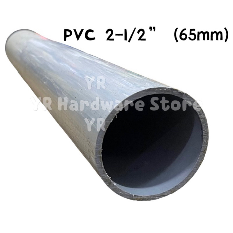 Pvc PIPE 2 1/2” ( 65mm ) Class D grey price per feet ( 1 kaki ...