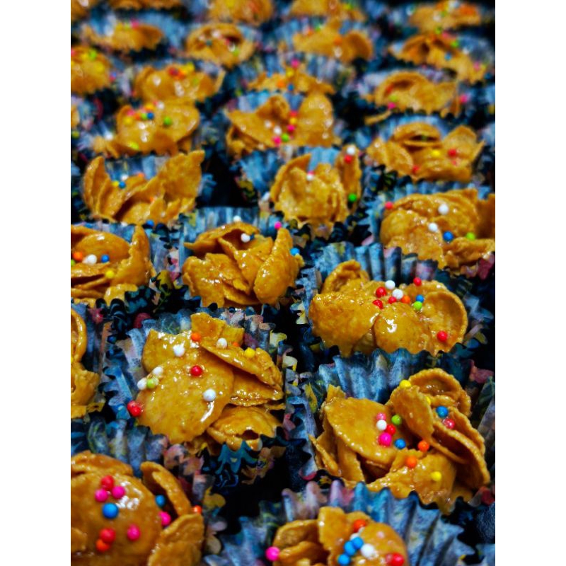 50+pcs CORNFLAKE CARAMEL RASA MACAM POPCORN KURANG MANIS (HOMEMADE ...