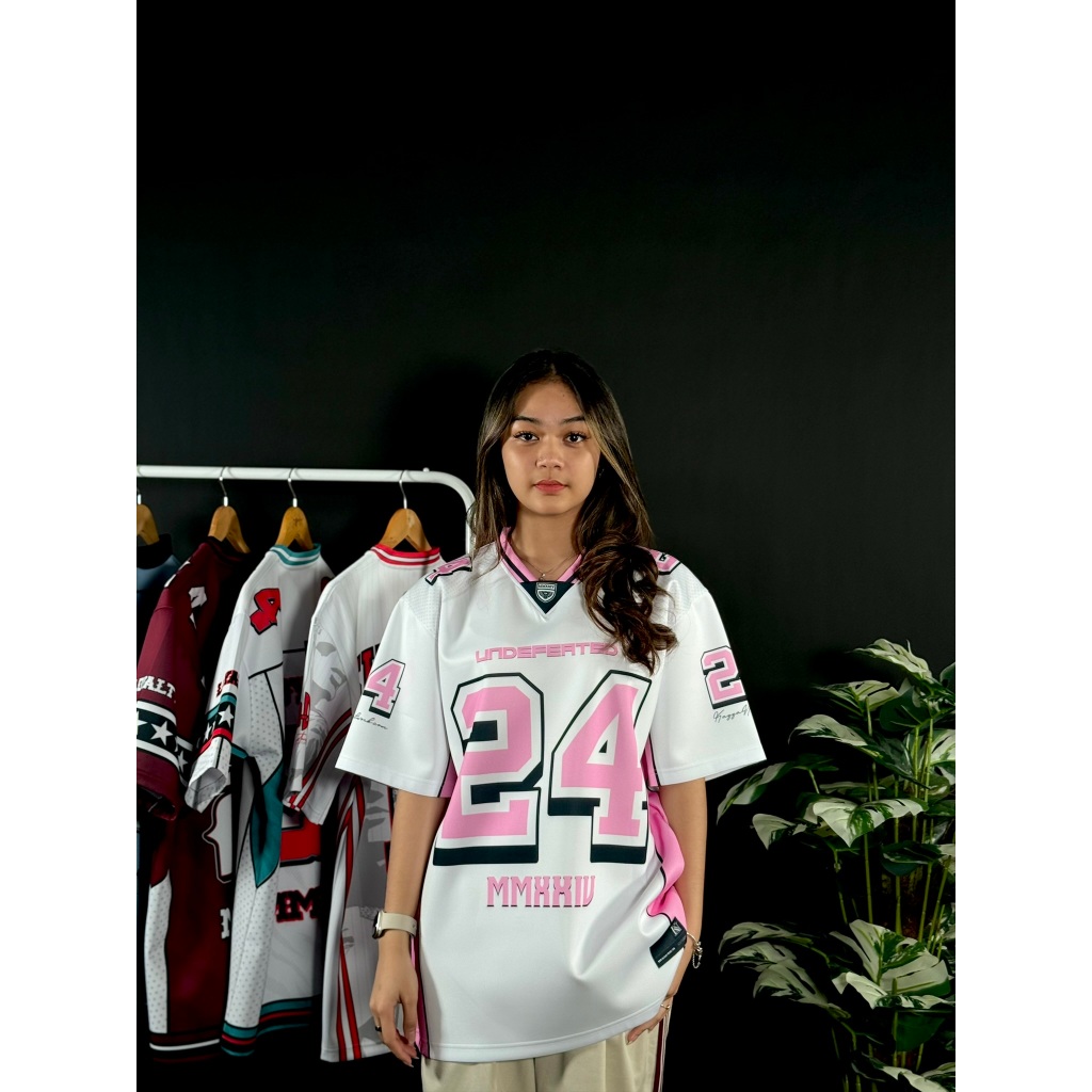 NFL OVERSIZED JERSEY UNDEFEATED "PINK" | Shopee Philippines