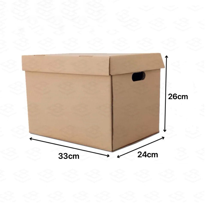 A4 Saiz Document Carton Storage Kraft Box | Shopee Philippines