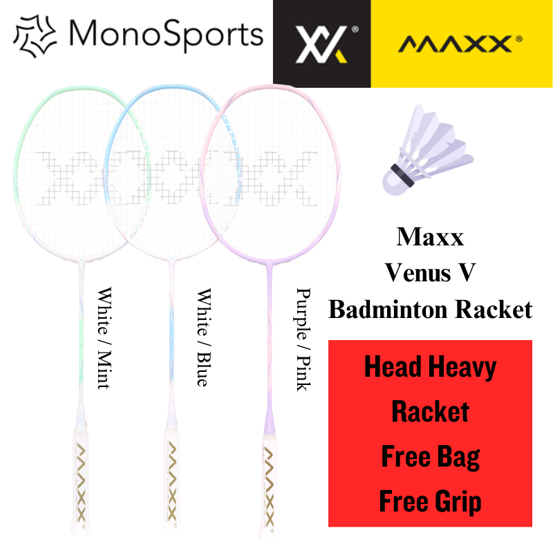 Maxx Venus V Badminton Racket | Shopee Philippines