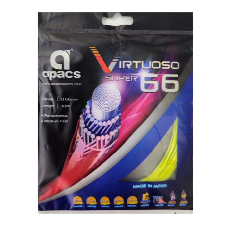 APACS VIRTUOSO SUPER 66 BADMINTON RACKET STRING | Shopee Philippines