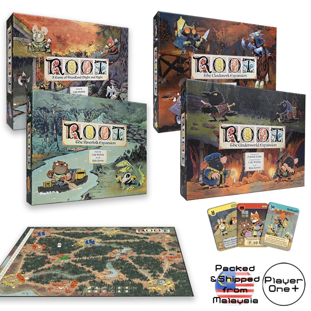 Root Woodland Might and Right Riverfolk Clockwork Underworld Expansion ...
