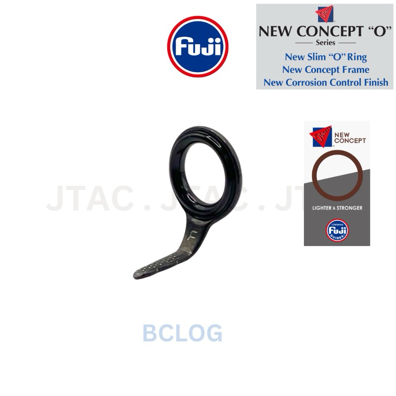 FUJI Guide BCLOG for Light Spinning/Casting Rod with Frosted Dark Gray ...