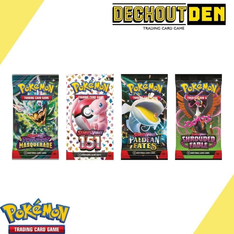 Pokemon TCG SV Booster Pack ( TM / 151 / PF / SF ) | Shopee Philippines