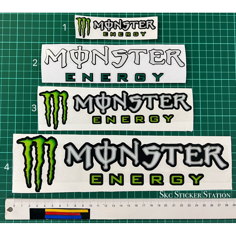 Monster Designs Sticker Printing Laminated Diecut monster energy ...