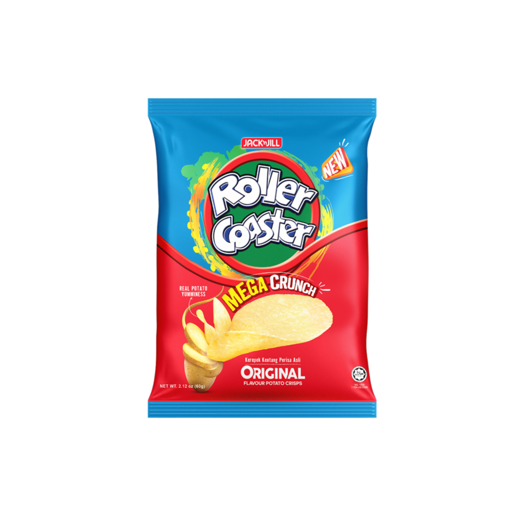 JACK N JILL Roller Coaster Hot And Spicy Potato Crisps | Shopee Philippines