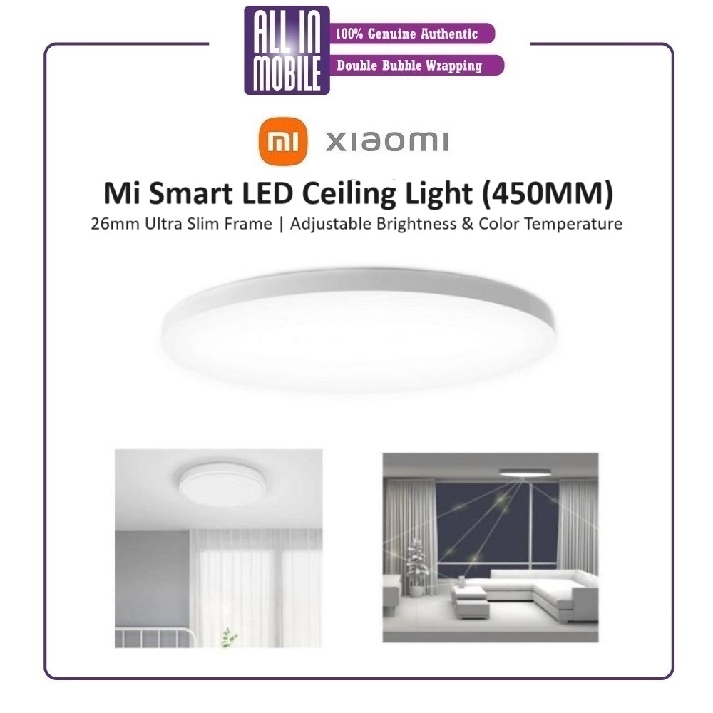 Xiaomi Mi Smart LED Ceiling Light 450 (Adjustable Brightness & Color ...