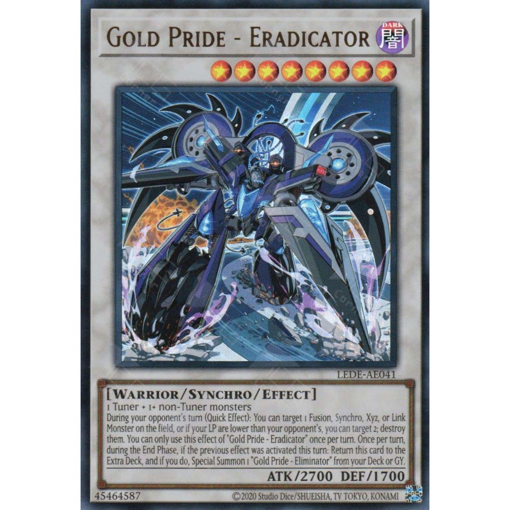 游戏王 LEDE-AE041 LEDE-JP041 UR SR Yu-Gi-Oh Gold Pride - Eradicator | Shopee Philippines