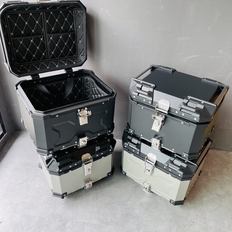 Universal Box Motor X Design Aluminium Top Box Kotak Motosikal Peti ...