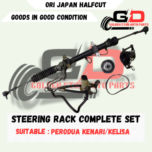 Perodua Kenari Kelisa Steering Rack / Steering Rack With Complete ...