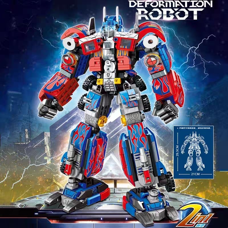 Transformers Robot Building Brick Block Toy Optimus Prime Bumblebee ...