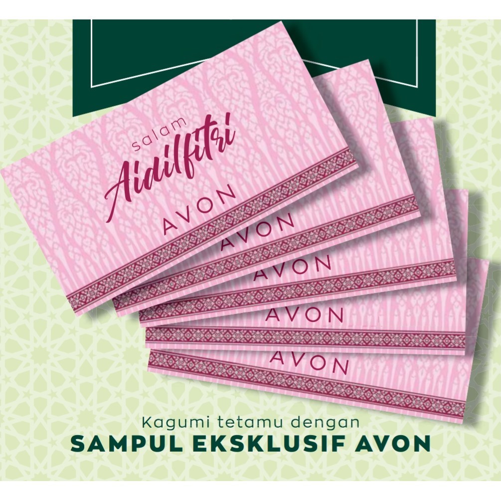 AVON SAMPUL RAYA 2020 (1 pack x 5pcs) Pink Color | Shopee Philippines
