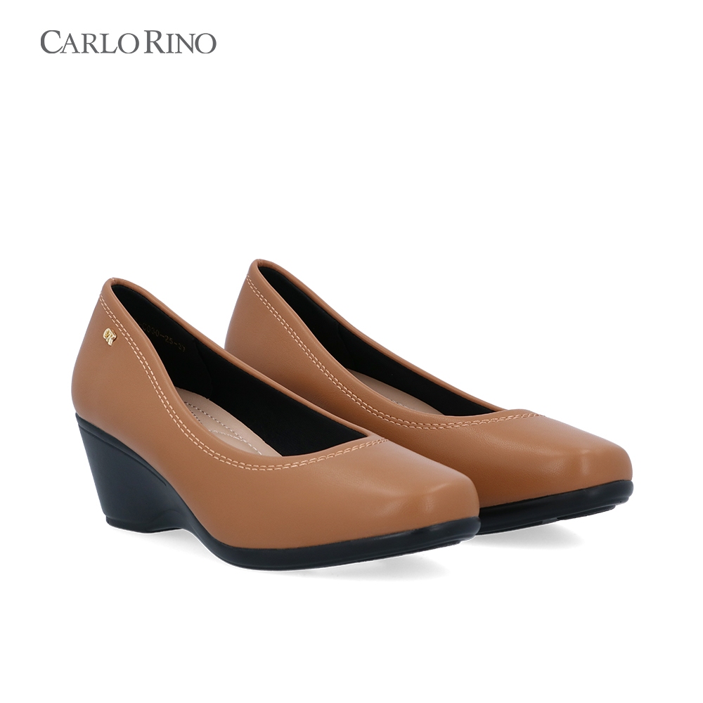 Carlo Rino Kacey Pumps - Medium Brown | Shopee Philippines