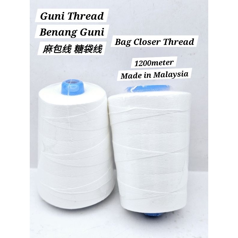 (1200m) 20/6 Benang Jahit Guni Bag Closer Thread Sack Bag Sewing Thread ...