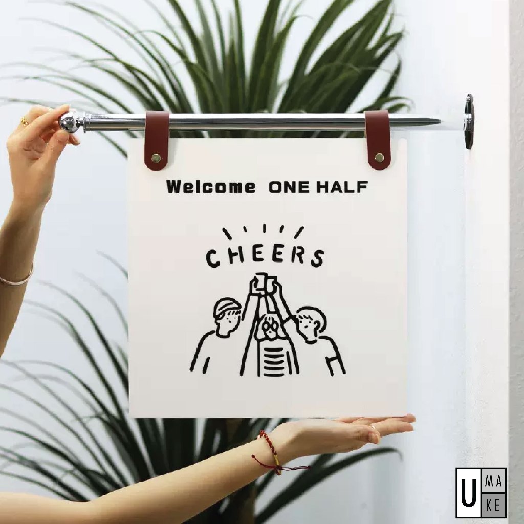 Acrylic Corridor Sign Rectangle Shape Sign Side Hanging Sign Round ...