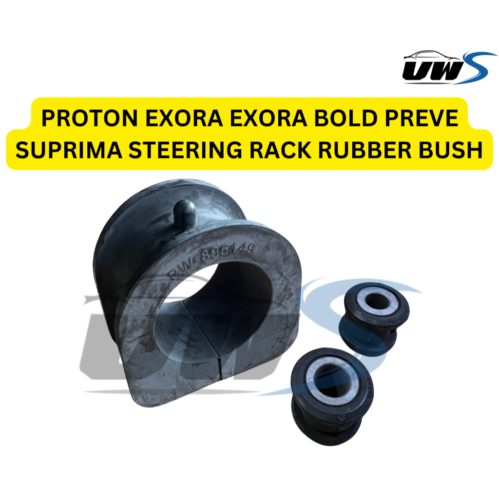 PROTON EXORA EXORA BOLD PREVE SUPRIMA STEERING RACK RUBBER BUSH 1SET ...