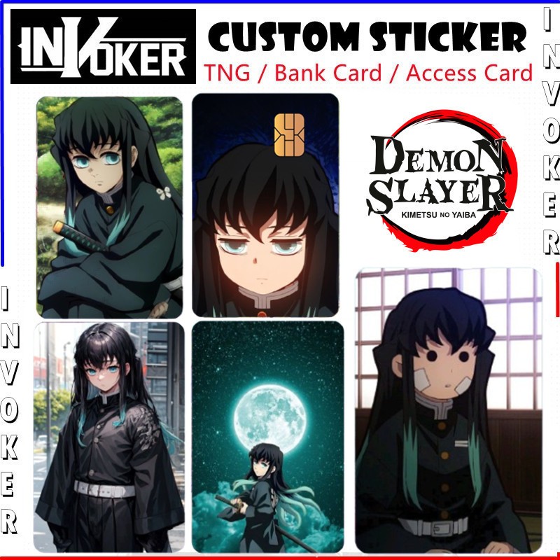 Muichiro Tokito - Touch n Go Card Sticker Cover / TNG CARD / Bank Card ...