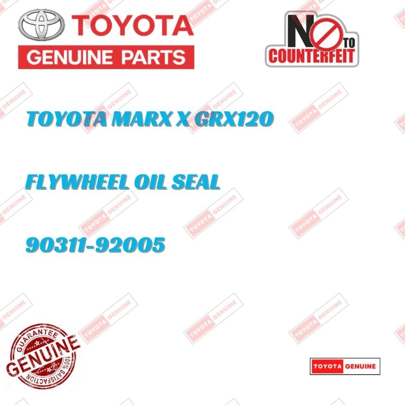 Toyota Flywheel Oil Seal For Mark X GRX120 90311-92005 | Shopee Philippines