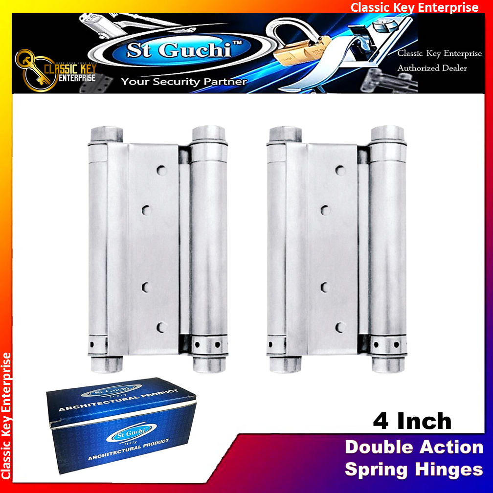 St Guchi Double Action Spring 4 inch Hinges SGDH-854020-SS STAINLESS ...