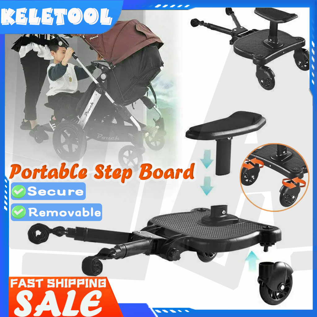 Baby Stroller Buggy Board Connector Stroller Standing Step Board Pedal ...