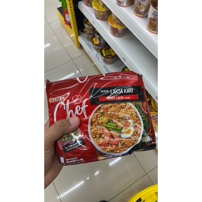 Mamee chef laksa flavor curry mee instant curry laksa | Shopee Philippines