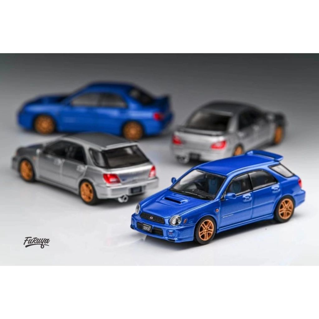 Furuya 1/64 Subaru Impreza WRX STi BLUE/SILVER | Shopee Philippines