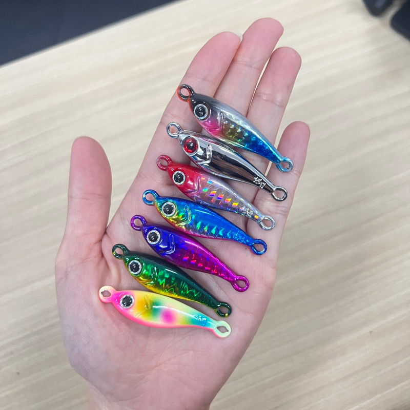 【MR.T】 Baby Rocky Boy Metal Jig 7g 10g 15g Micro Jig UL / Slow Jig Ikan ...
