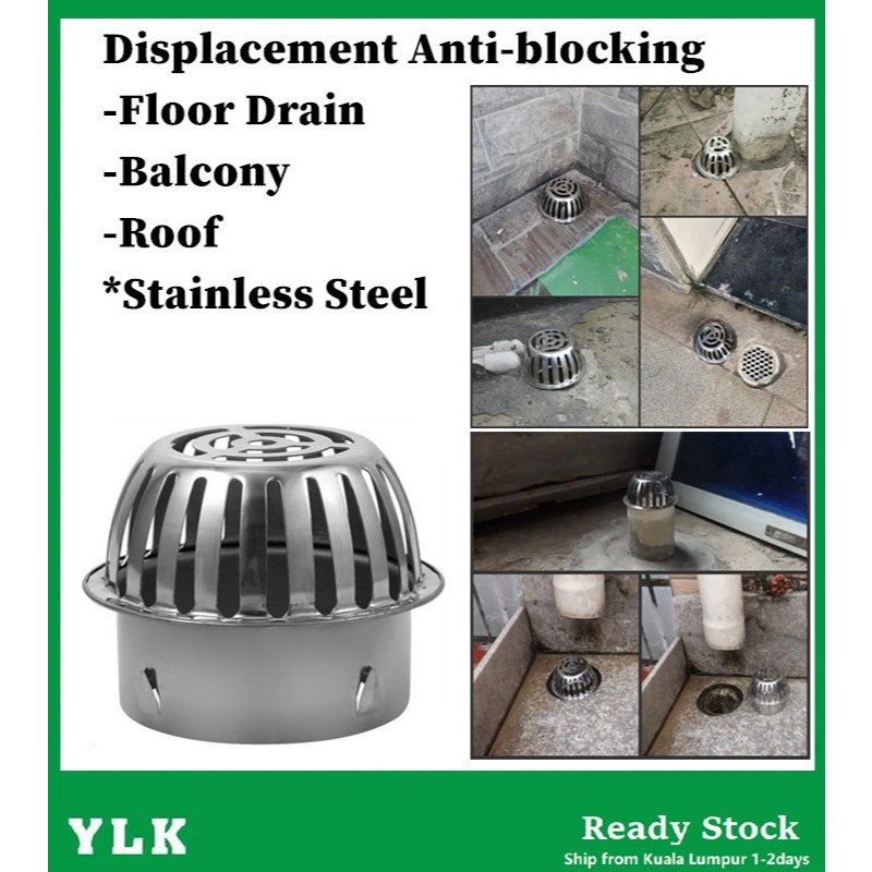 YLK Roof Air Vent Cover Drain Leaf Trap Leaf Trap Gutter Stainless ...