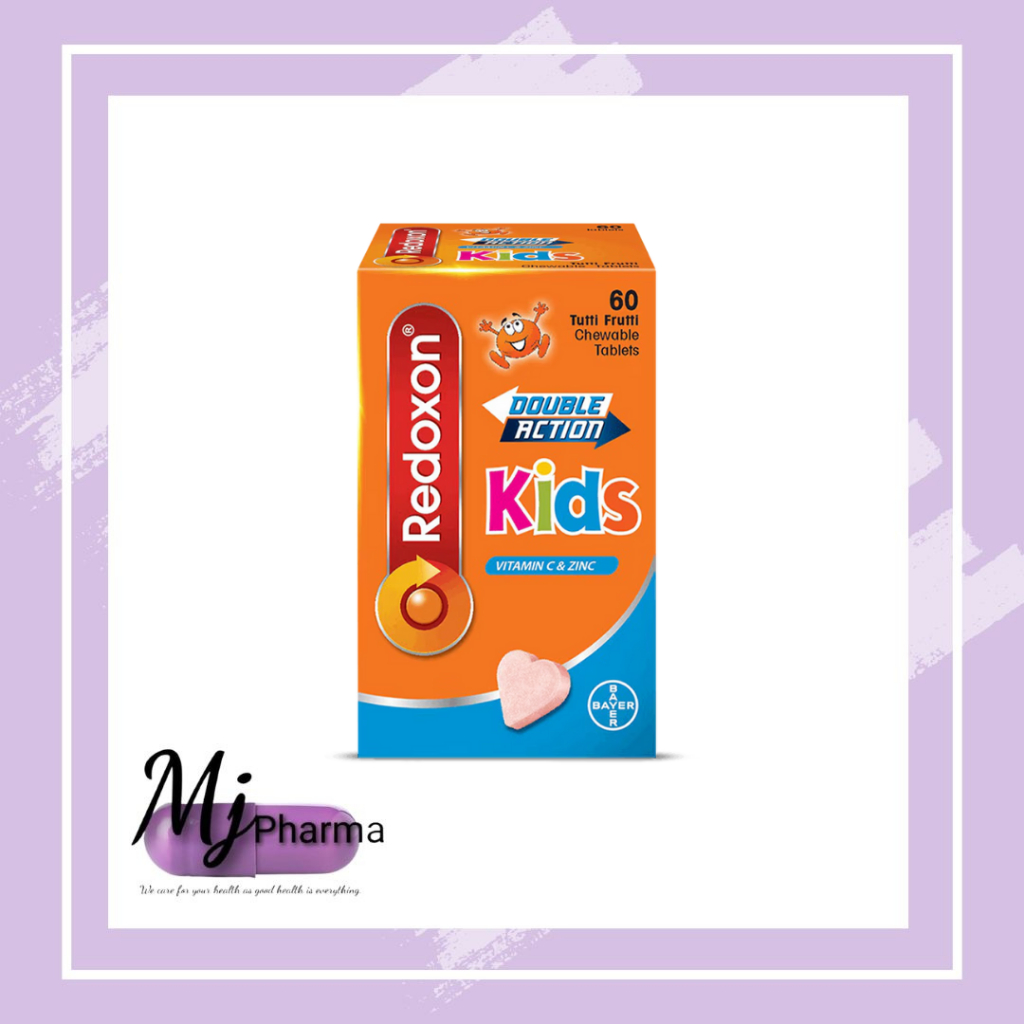 Redoxon Double Action Kids Vitamin C (Ascorbic Acid) & Zinc Tutti ...