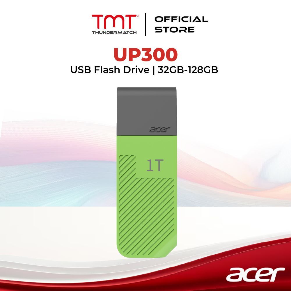 Acer UP300 USB Flash Drive (32GB/64GB/128GB) (Black/White/Green) | Shopee Philippines