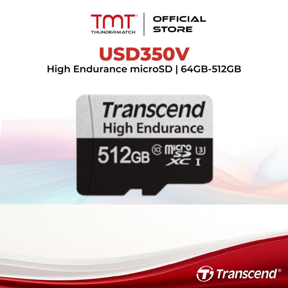 Transcend USD350V High Endurance UHS-I U1 Dashcam Memory Card (64GB/128GB/256GB) | Shopee ...
