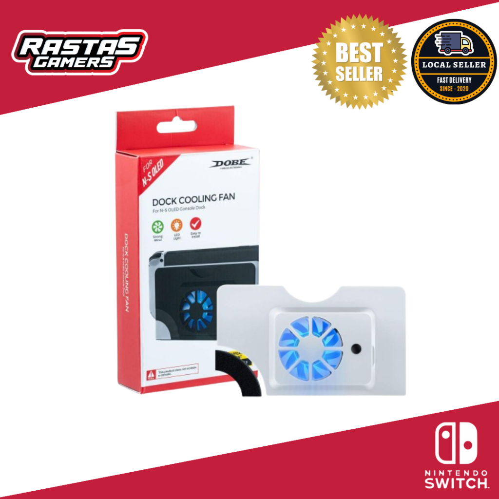 NEW Dobe Nintendo Switch OLED Dock Cooling Fan TV Docking Station ...